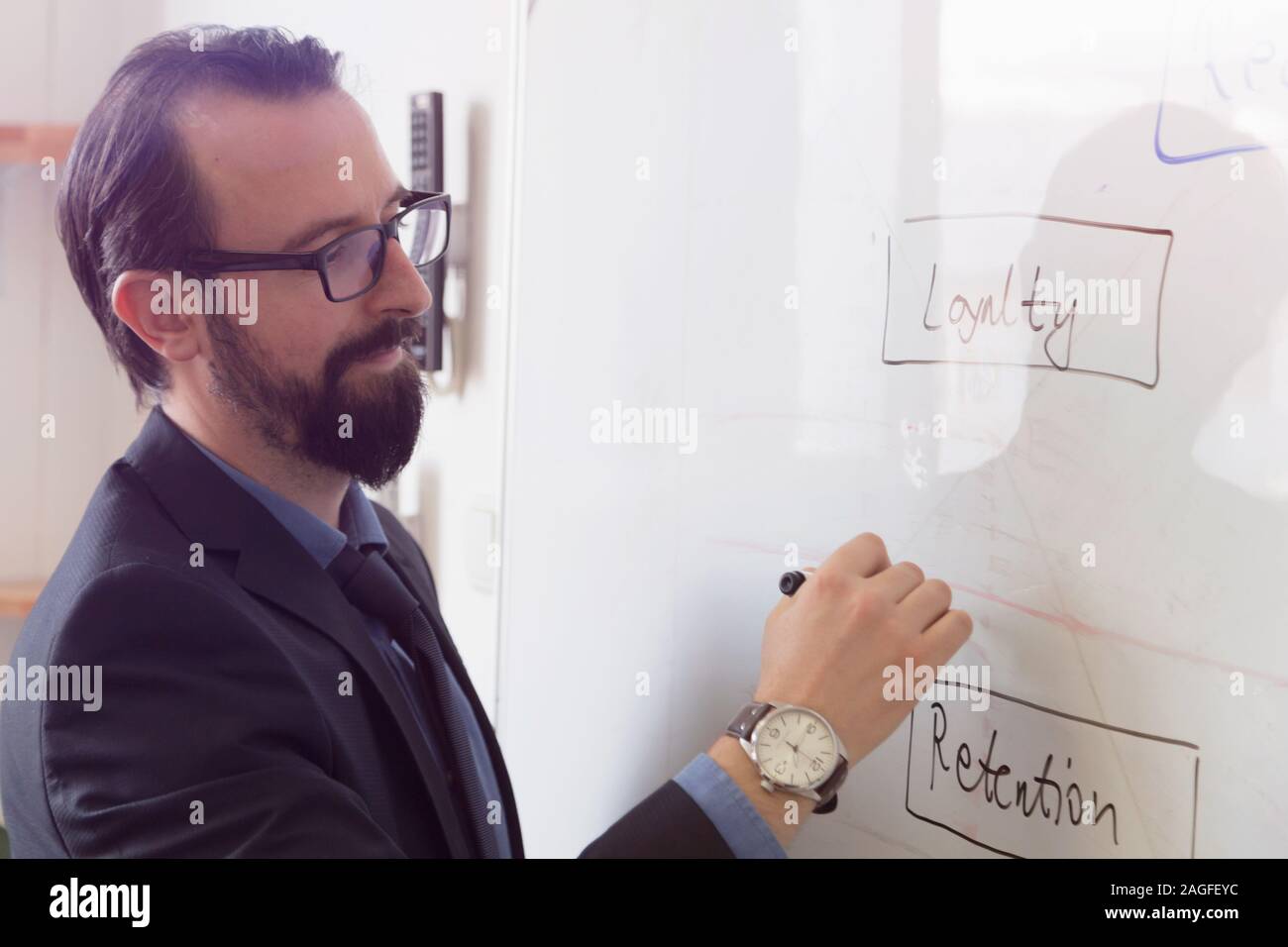 Male Science Teacher Talking High Resolution Stock Photography and ...