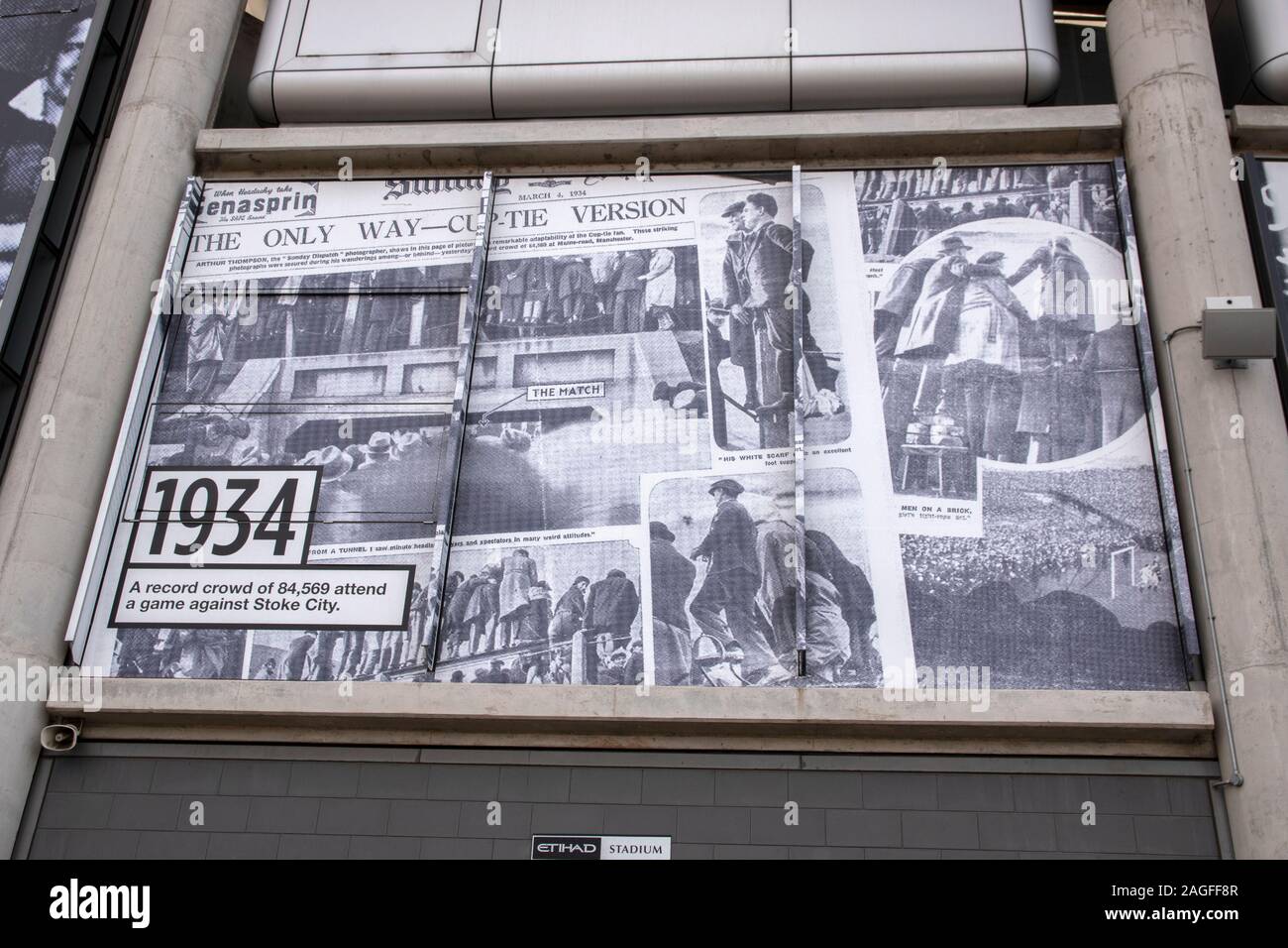 Billboard Year 1934 At The Manchester Stadium At Manchester England ...