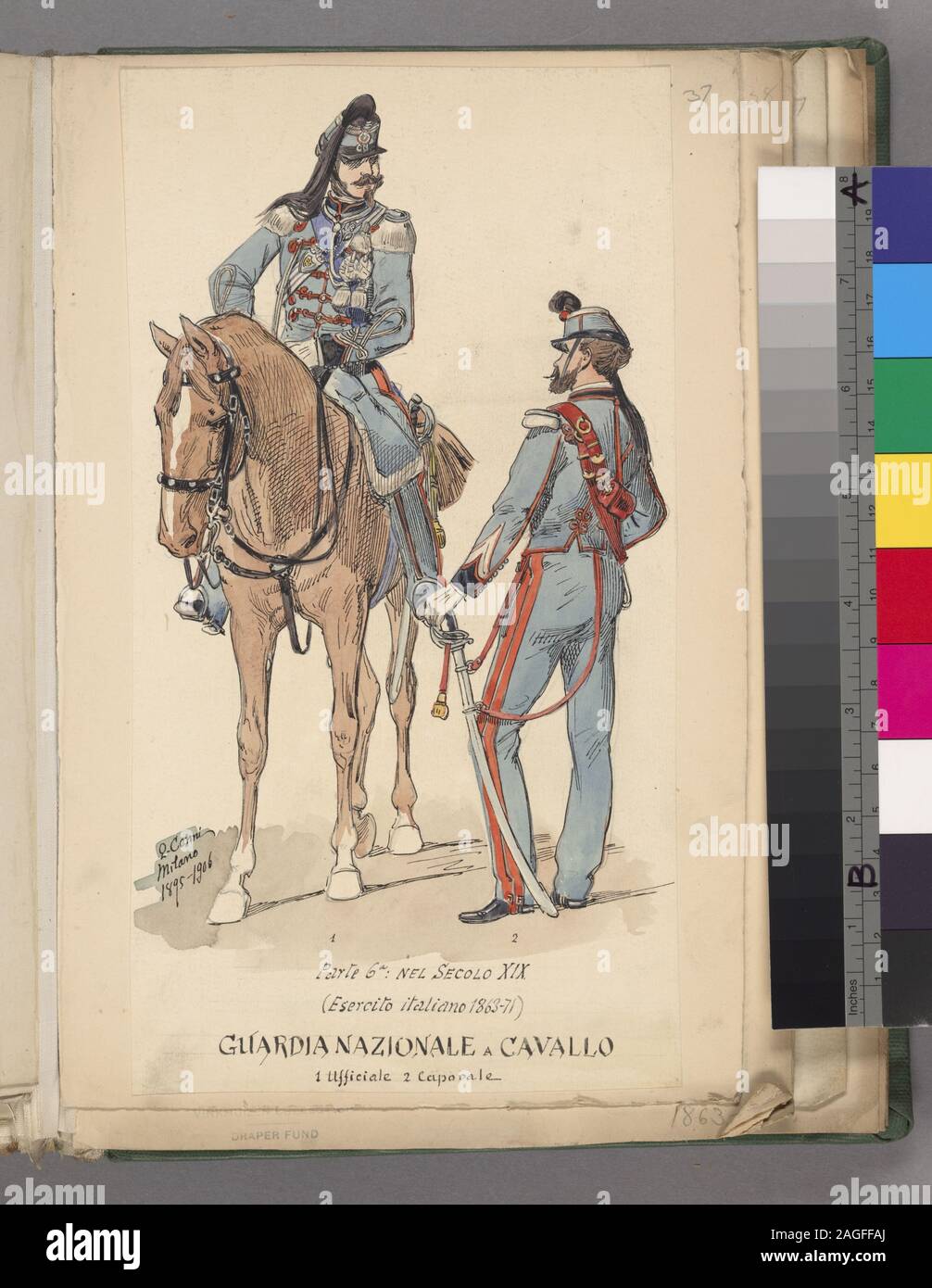 Italian army uniform 1870 hi-res stock photography and images - Alamy