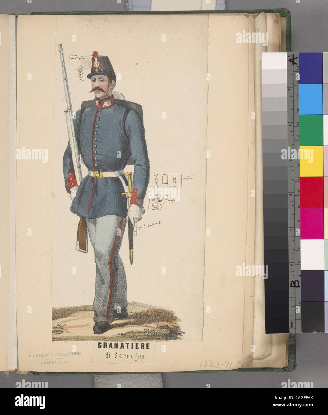 Italian army uniform 1870 hi-res stock photography and images - Alamy