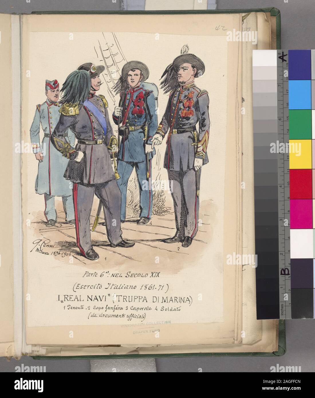 Italian army uniform 1870 hi-res stock photography and images - Alamy