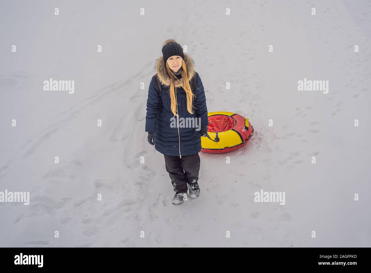 Woman Sliding Down High Resolution Stock Photography and Images - Alamy
