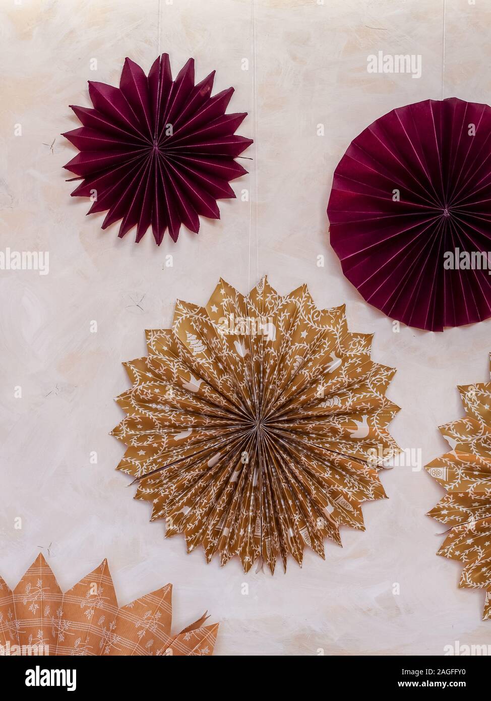 Beautiful snowflake made paper hi-res stock photography and images - Alamy