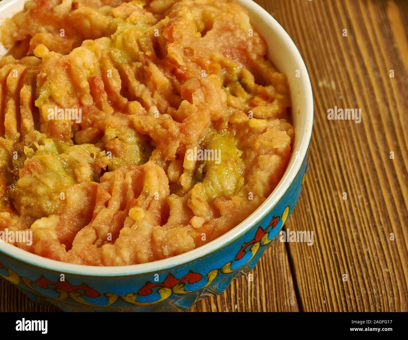 Mpoto Mpoto, Yam Pottage, made from Cocoyam or Yam., Ghanaian cuisine ...