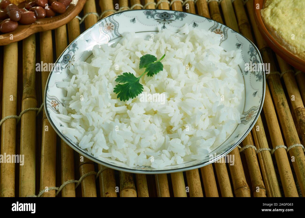 Plain rice, Ghanaian cuisine, Traditional assorted African dishes, Top ...