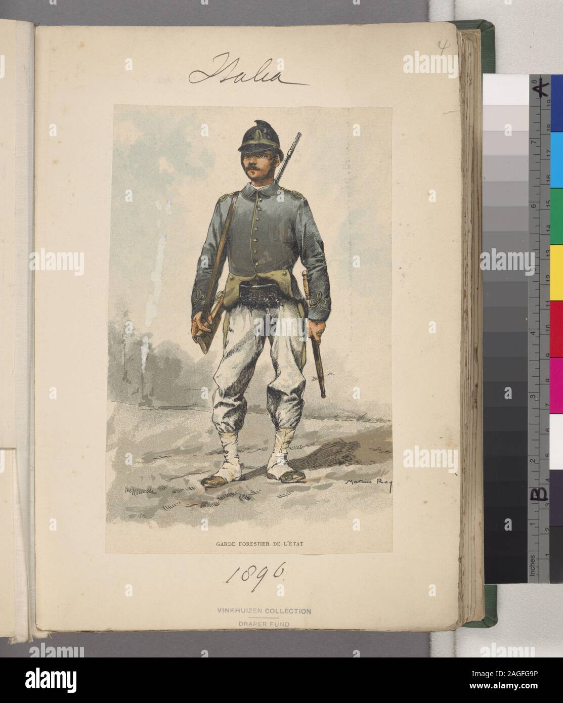 Italy Italian soldier, 1896-1898; Italy Italian soldier, 1896-1898 Stock Photo - Alamy