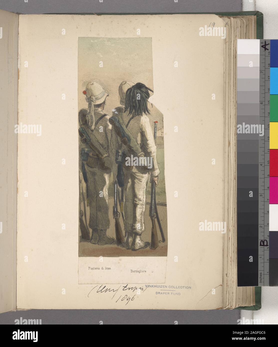 Italy Italian soldier, 1896-1898; Italy Italian soldier, 1896-1898 Stock Photo - Alamy