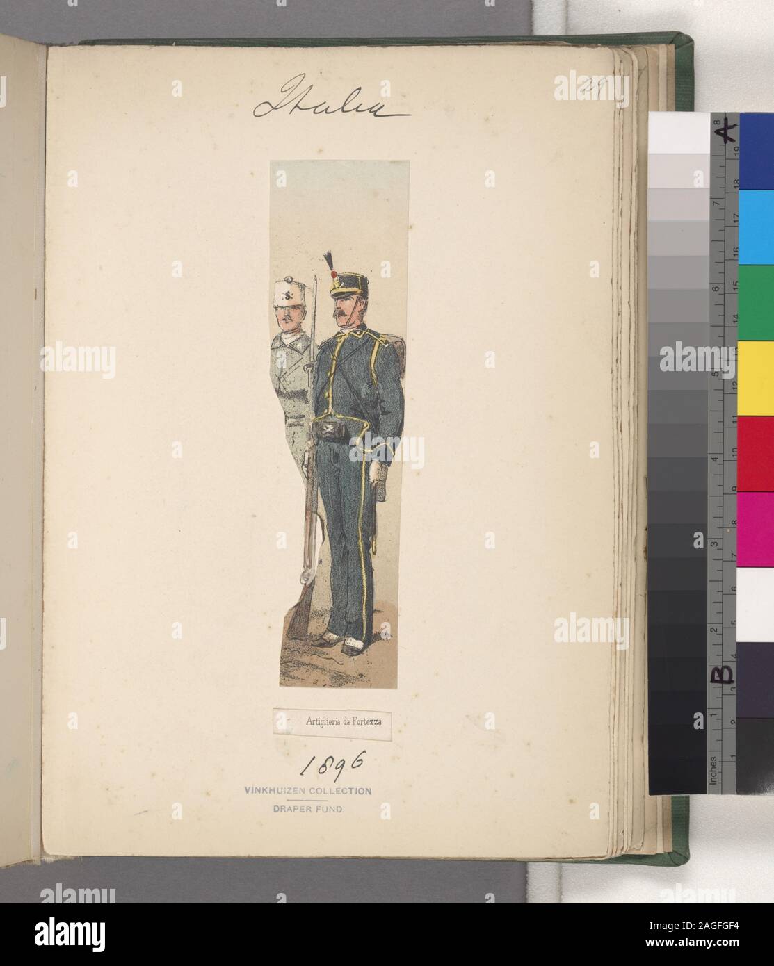 Italy Italian soldier, 1896-1898; Italy Italian soldier, 1896-1898 Stock Photo - Alamy