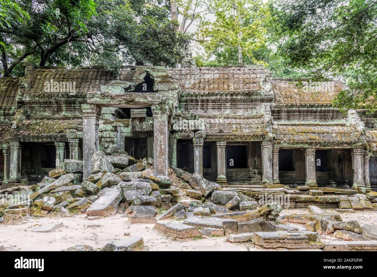 Ta Prohm Temple also known as Tomb Raider Temple Cambodia - ancient ...