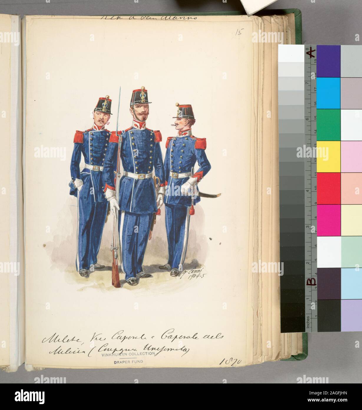 Italy Italian soldier, San Marino, 1870-1900.; Italy Italian soldier ...