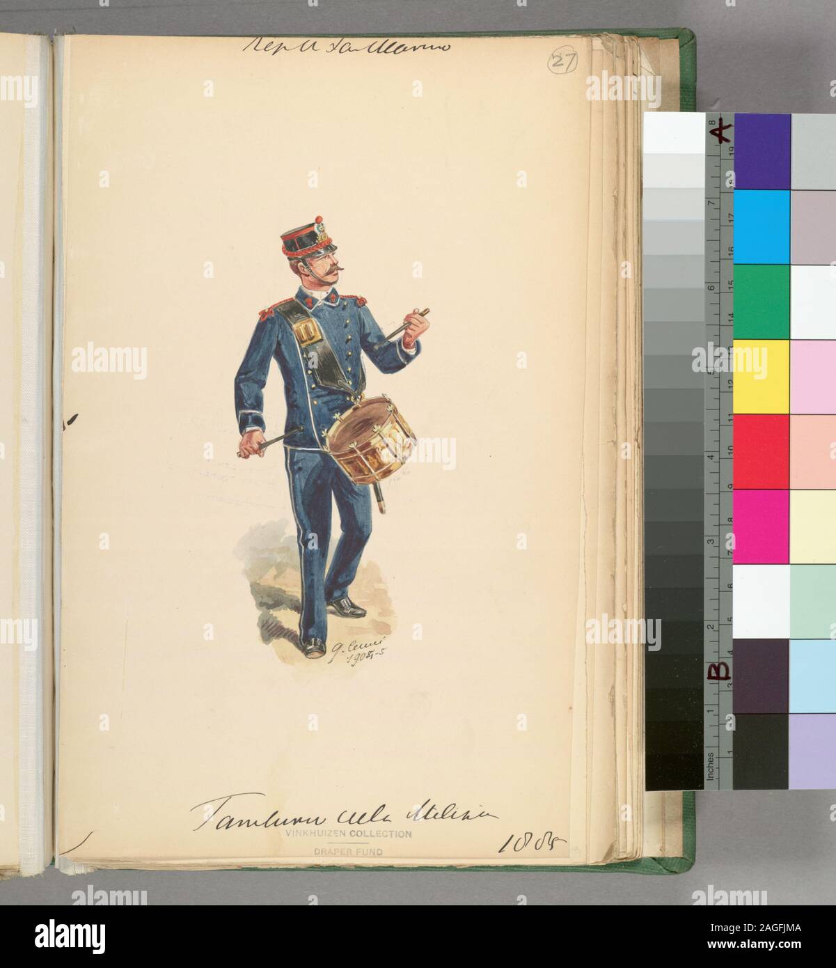 Italy Italian soldier, San Marino, 1870-1900.; Italy Italian soldier ...
