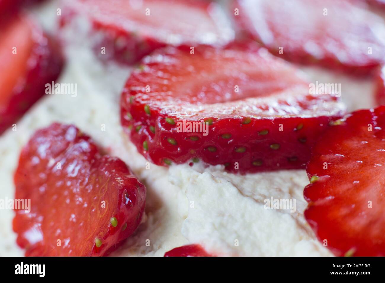 Strawberries. Strawberry close-ups Stock Photo - Alamy