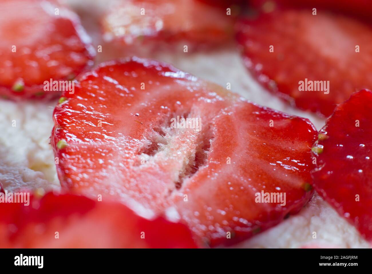 Strawberries. Strawberry close-ups Stock Photo - Alamy