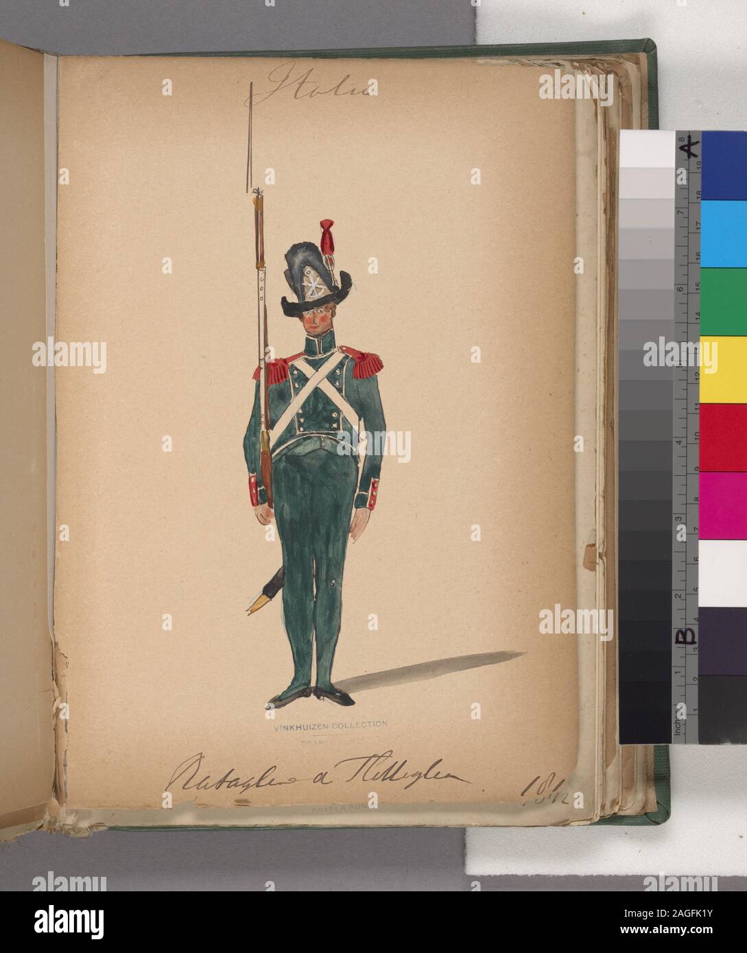 Italy Italian soldier1811-1812; Italy Italian soldier1811-1812 Stock ...