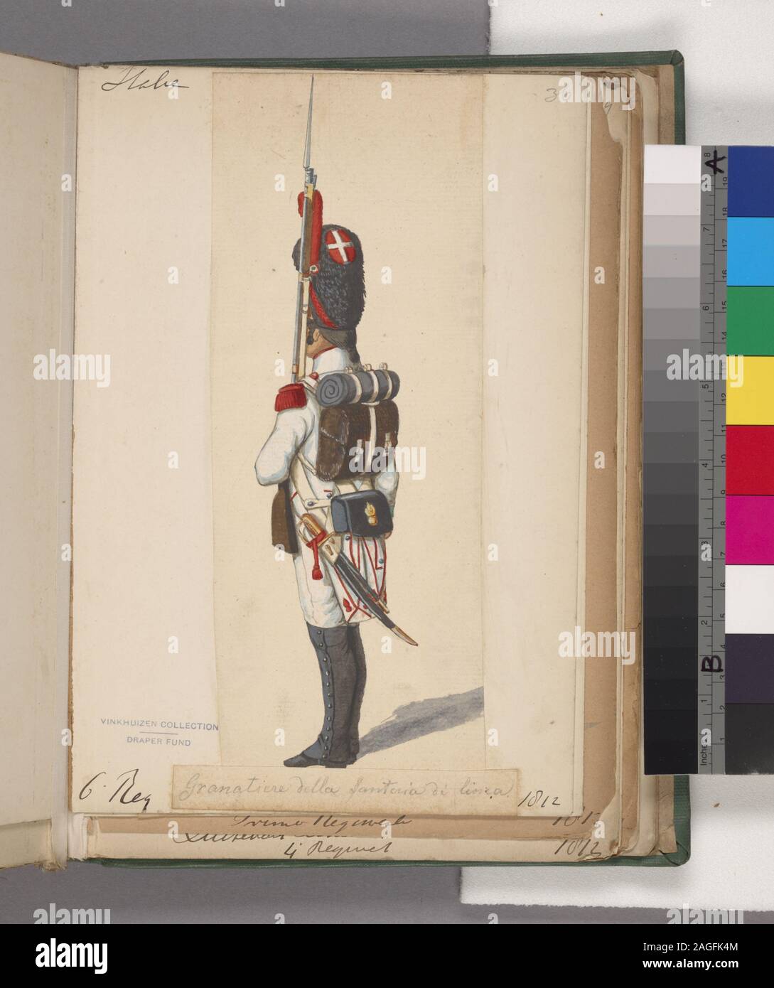 Italy Italian soldier1811-1812; Italy Italian soldier1811-1812 Stock ...