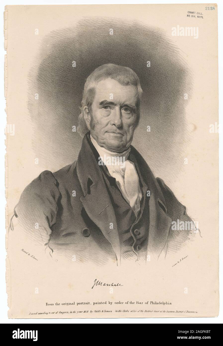 John marshall painting hi-res stock photography and images - Alamy