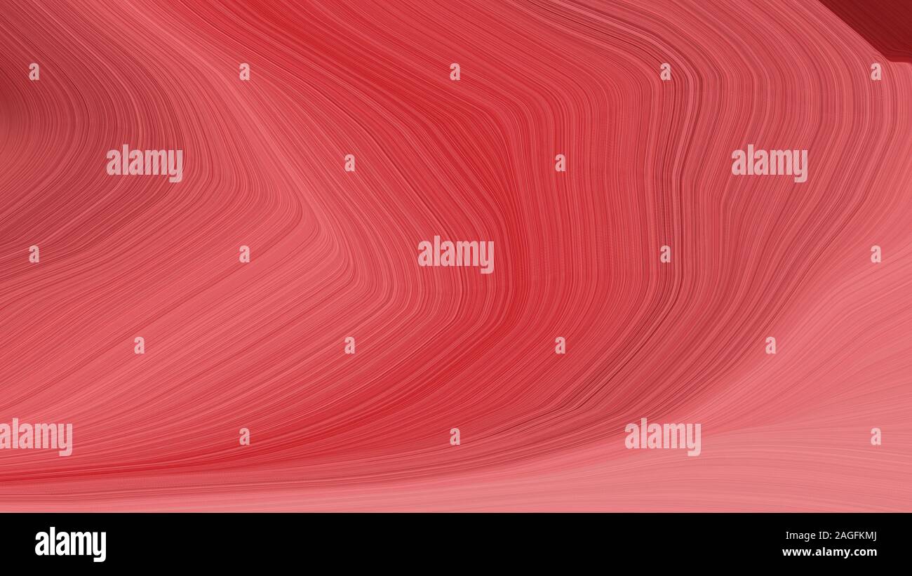 simple colorful smooth swirl waves background design with moderate red ...