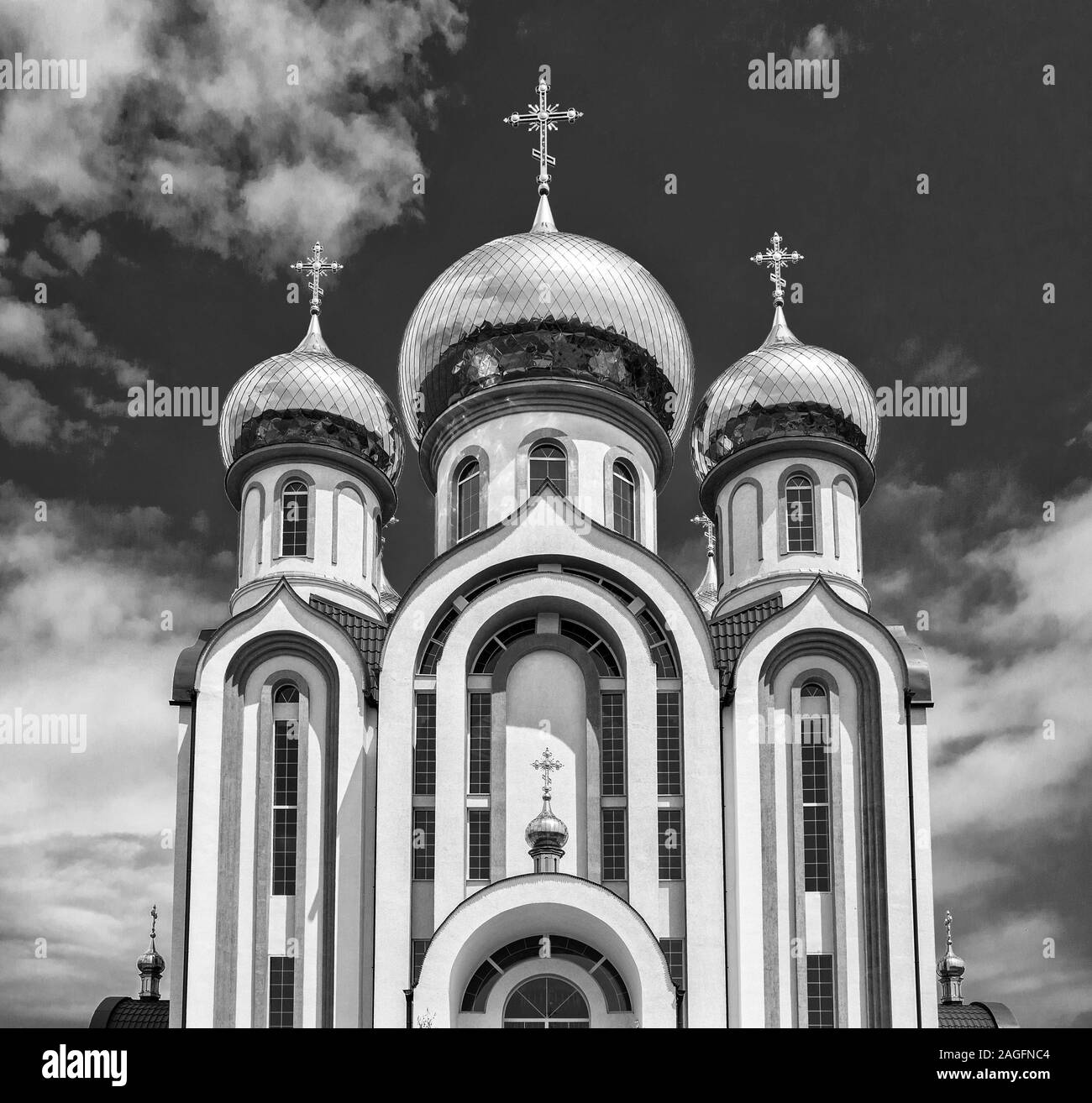 Ukraine cathedral Black and White Stock Photos & Images - Alamy