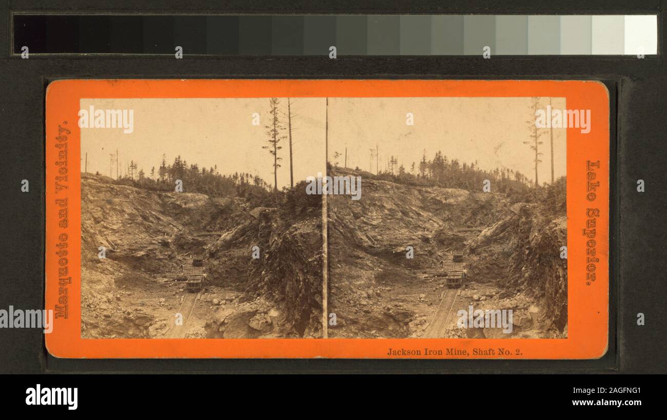 Jackson iron mine, shaft no2 Jackson iron mine, shaft no.2.; Jackson ...