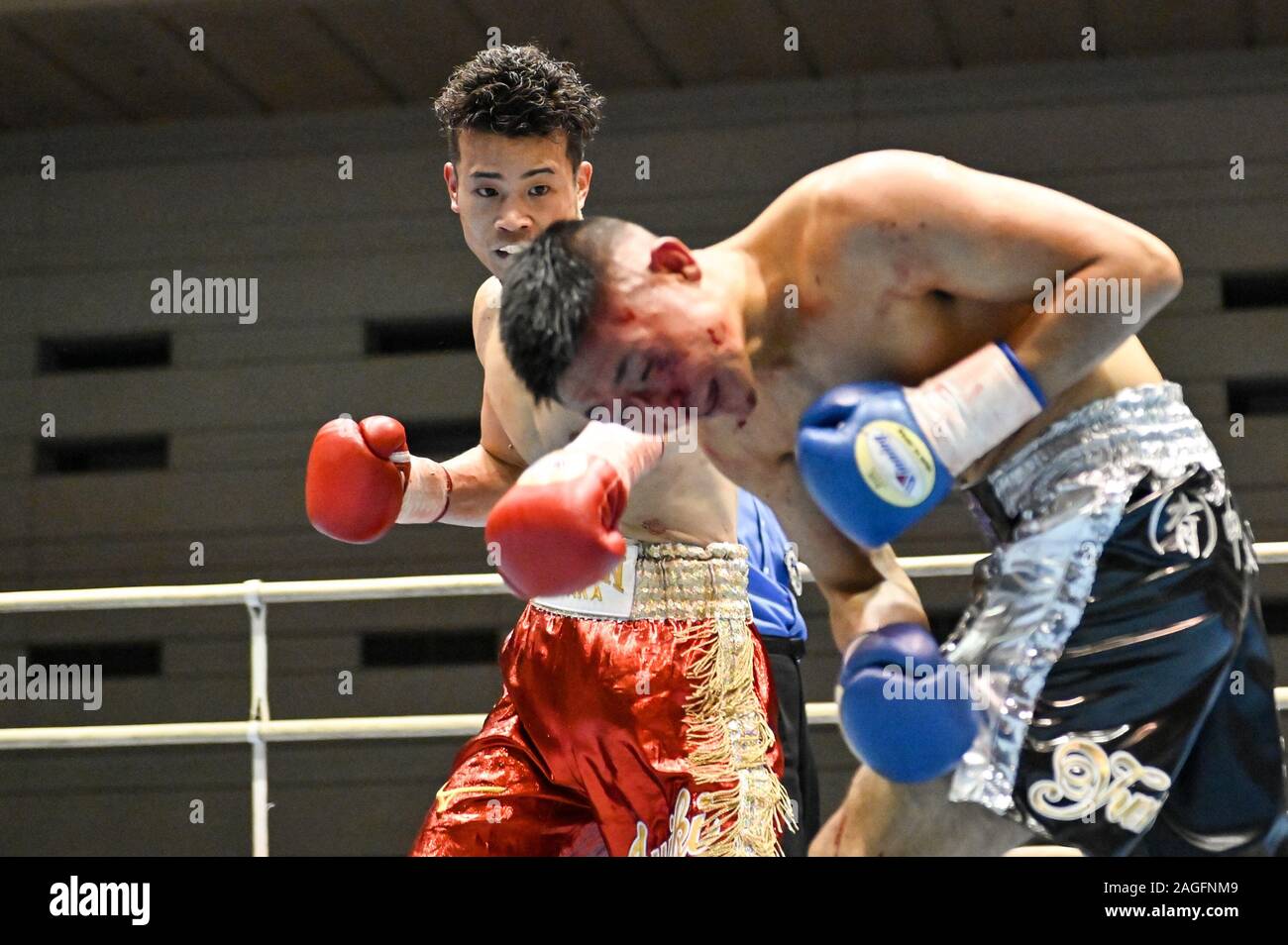 (L-R) Juiki Tatsuyoshi Masayasu Nakamura, DECCEMBER 17, 2019 - Boxing ...