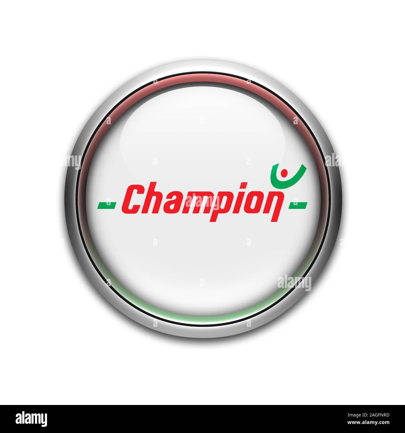 Champion logo hi-res stock photography and images - Alamy