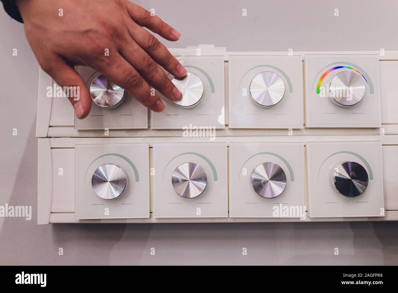 Rocker light switch hi-res stock photography and images - Alamy