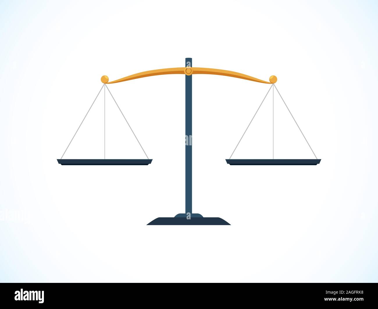 scale balance with blank load. Isolated Vector Illustration Stock ...