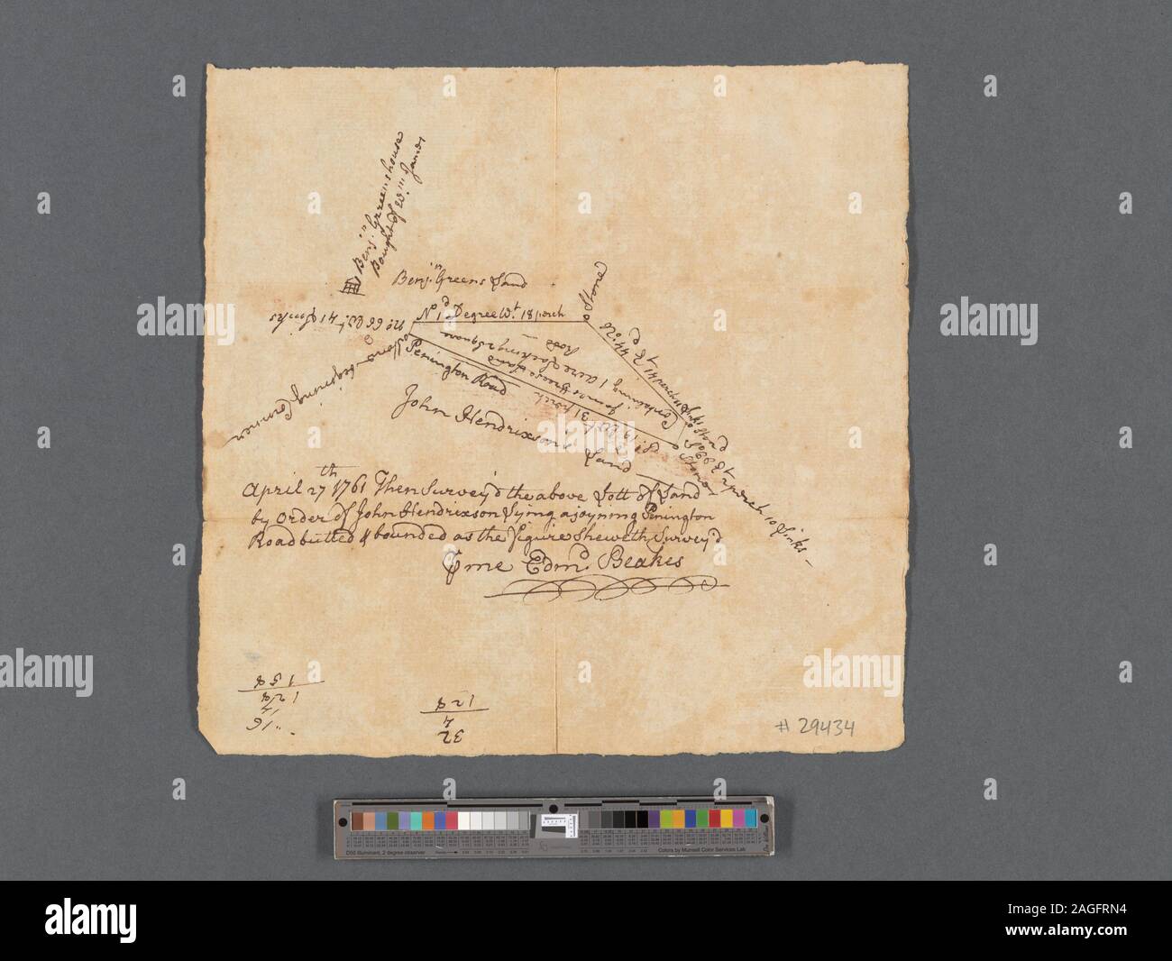 Mapping the Nation (NEH grant, 2015-2018) Sheet numbered in pencil with ...
