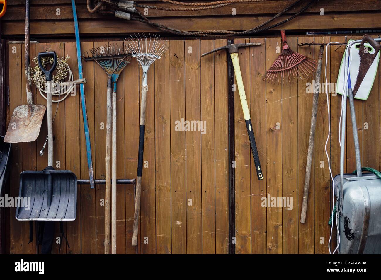Antique rakes hi-res stock photography and images - Alamy