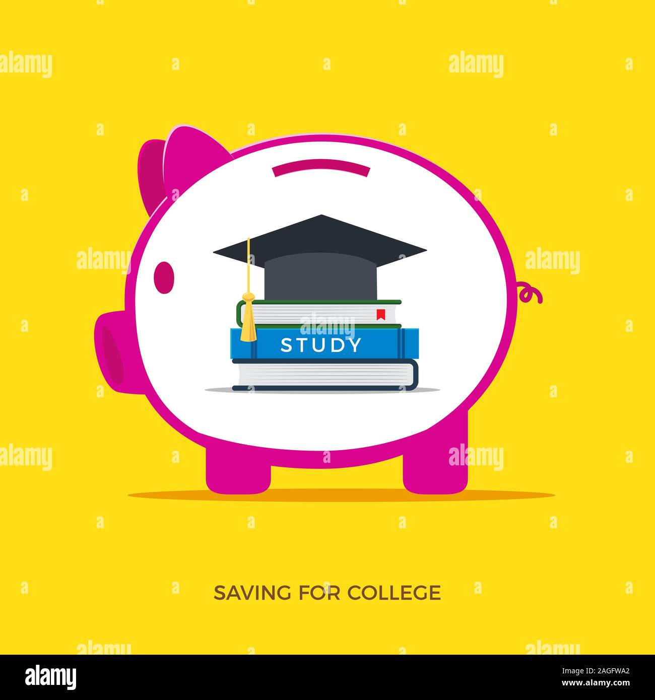 Saving money education Stock Vector Images - Alamy