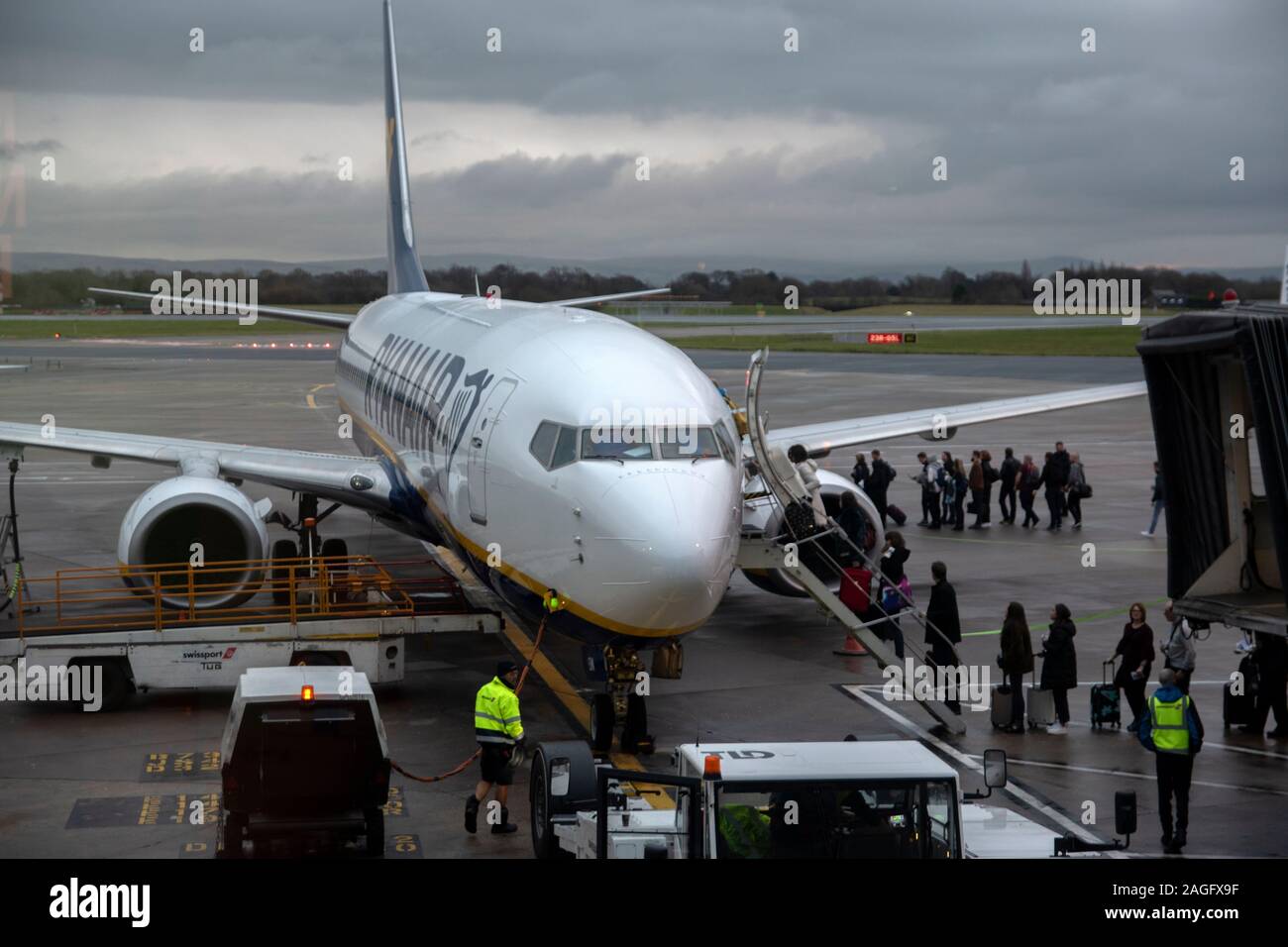 Ryanair Airplane At Manchester Airport England 2019 Stock Photo - Alamy