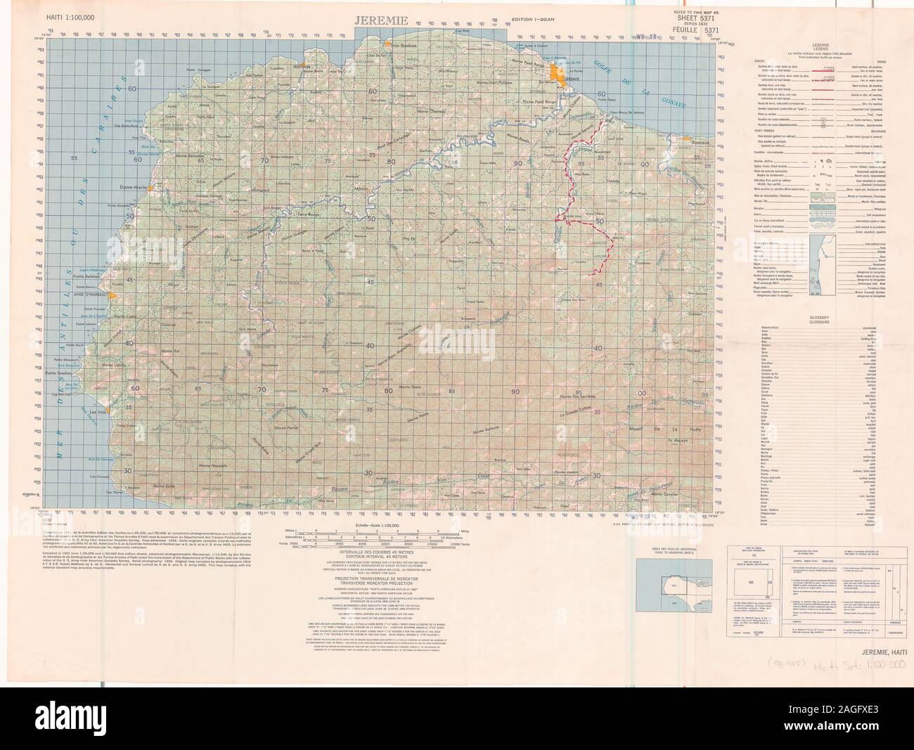 Some maps lack series statement. Some maps printed by Army Map Service ...
