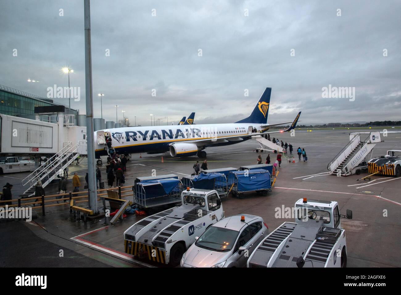 Ryanair Airplane At Manchester Airport England 2019 Stock Photo - Alamy