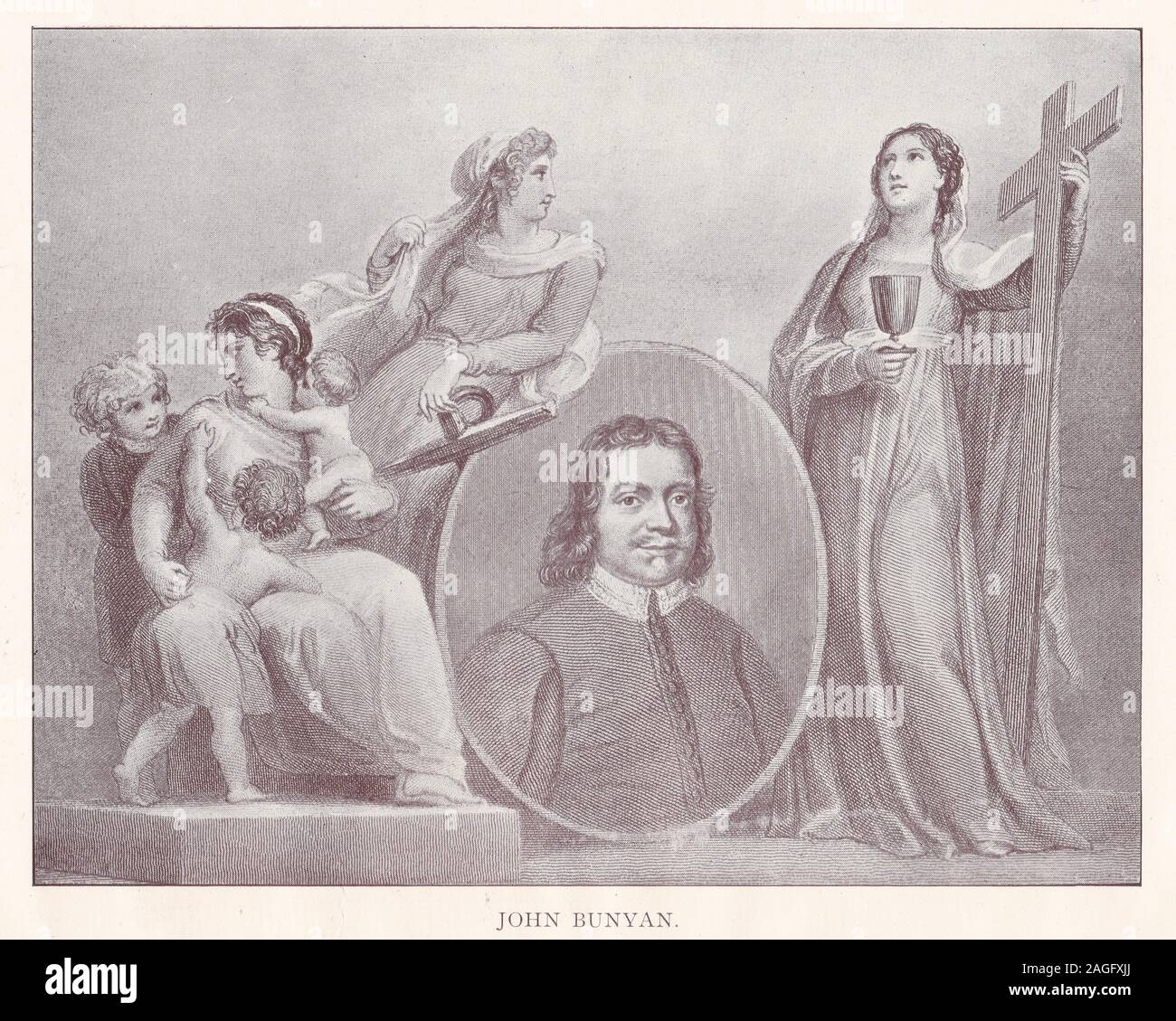 Illustration from The Pilgrim's Progress by John Bunyan Stock Photo - Alamy