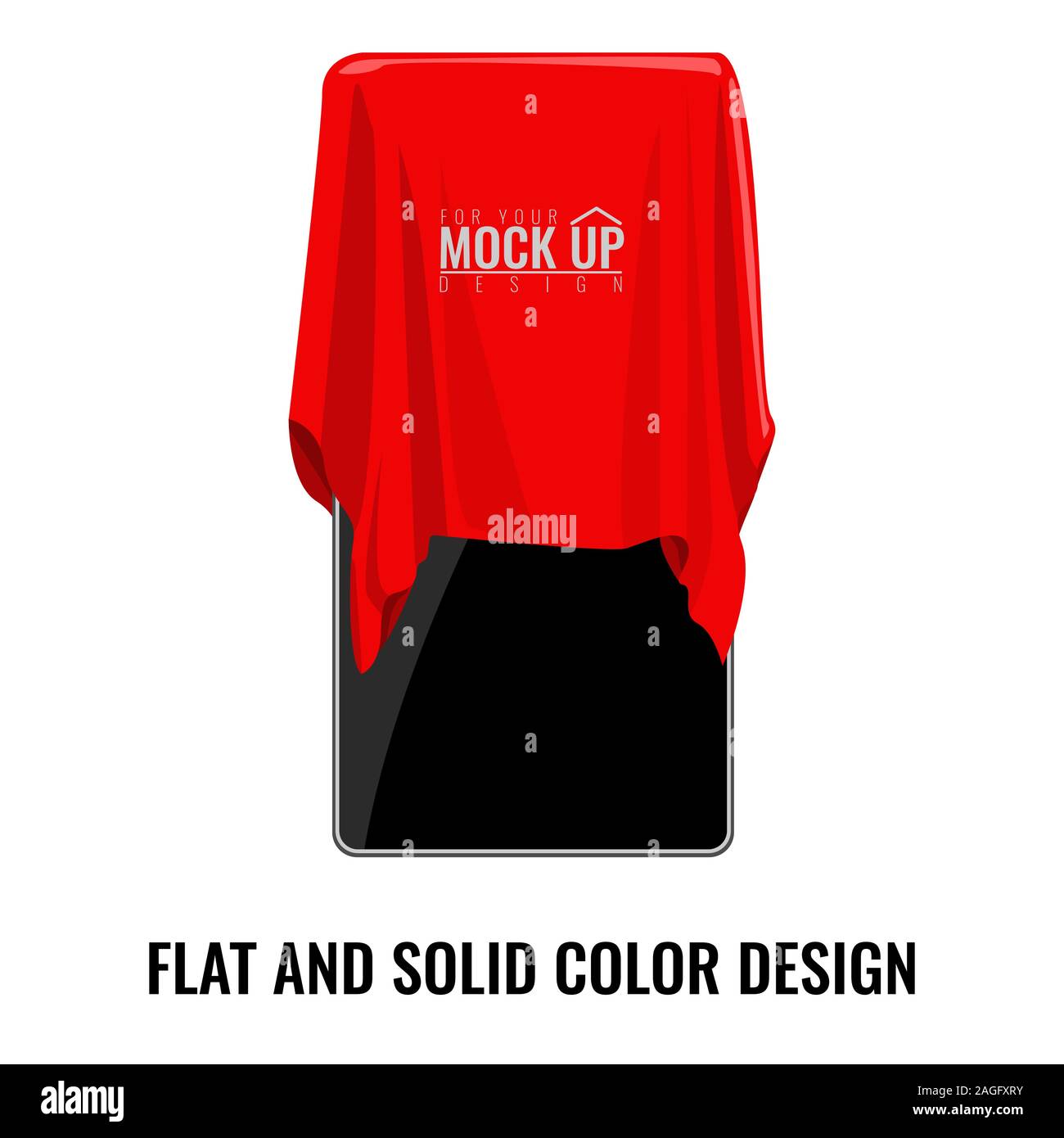 Box covered red cloth hi-res stock photography and images - Alamy