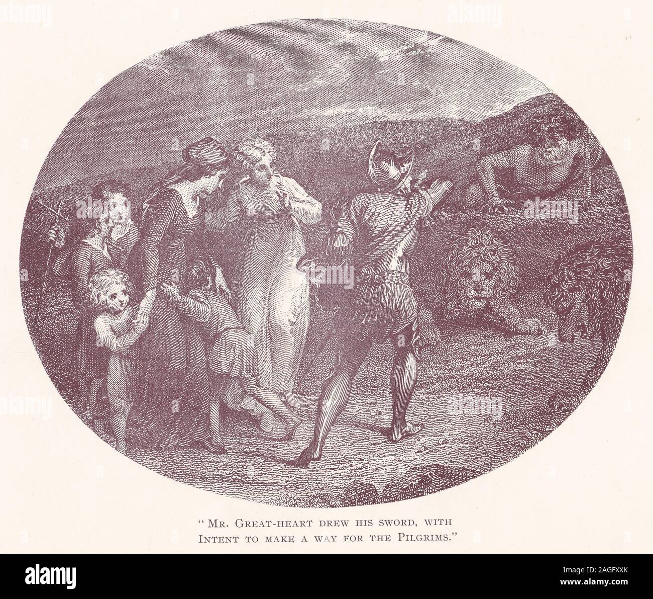 Mr great heart drew his sword hi-res stock photography and images - Alamy