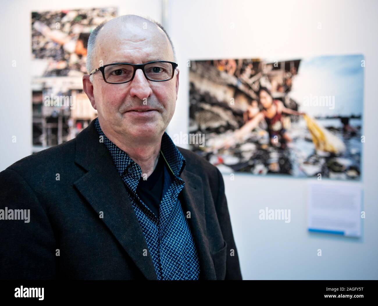 19 December 2019, Berlin: Hartmut Schwarzbach, photographer and winner ...