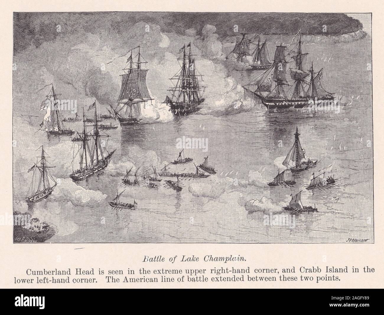 Battle Of Lake Champlain Stock Photos & Battle Of Lake Champlain Stock ...