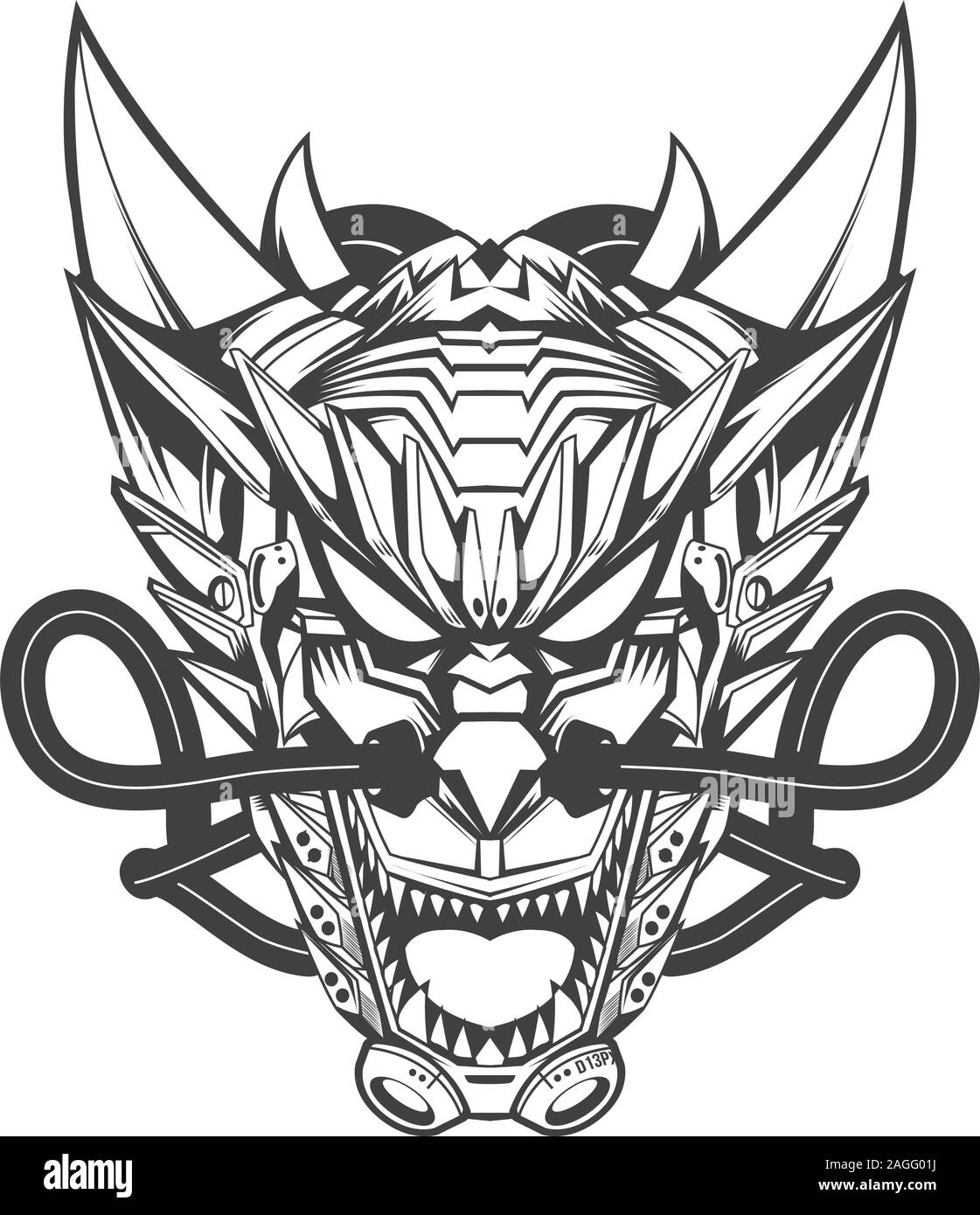 Mechanical Dragon Head