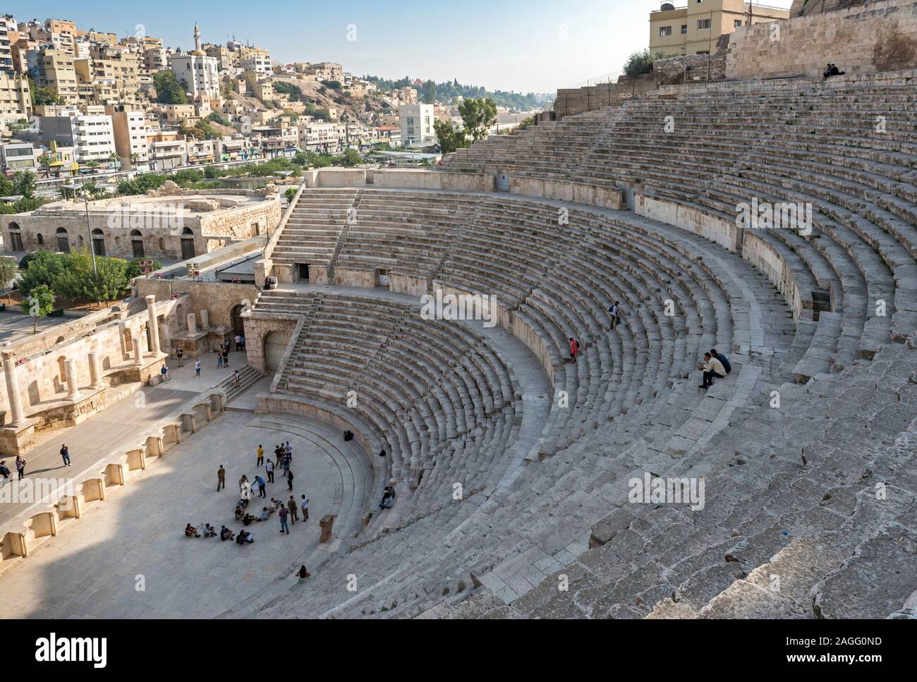 Amman roman amphitheatre hi-res stock photography and images - Alamy