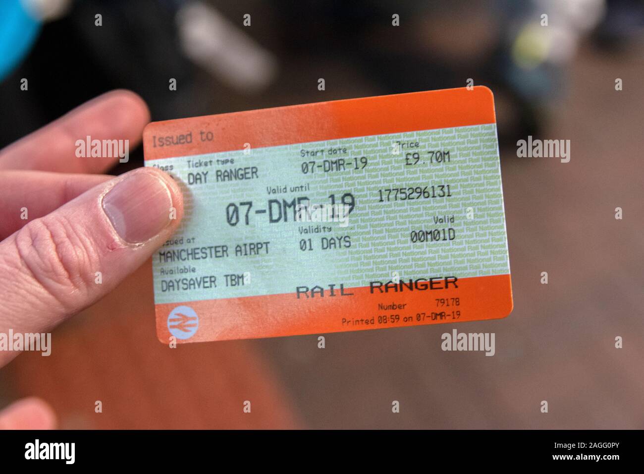 Manchester tram ticket hi-res stock photography and images - Alamy