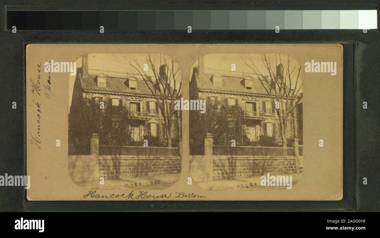 John Hancock house John Hancock house.; John Hancock house Stock Photo ...