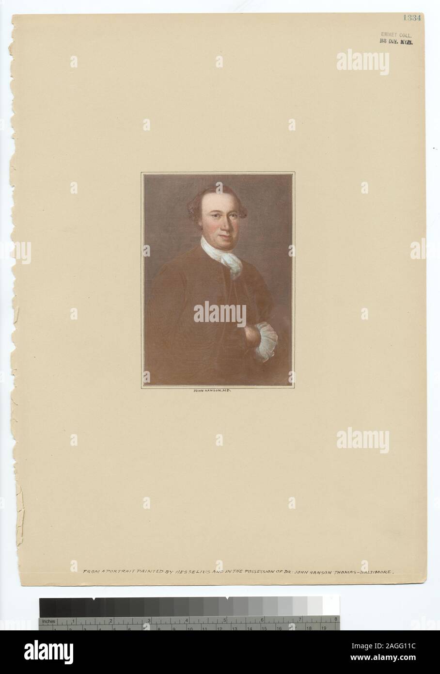 EM1334; John Hanson, M.D Stock Photo - Alamy
