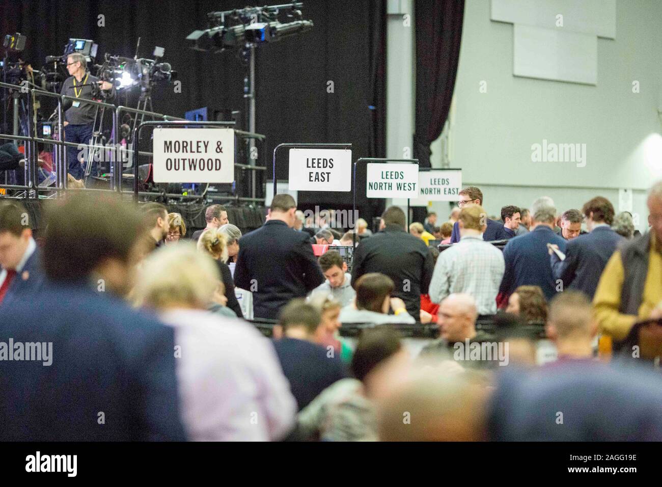 Picture by Chris Bull 13/12/19 General Election 2019 count and results ...