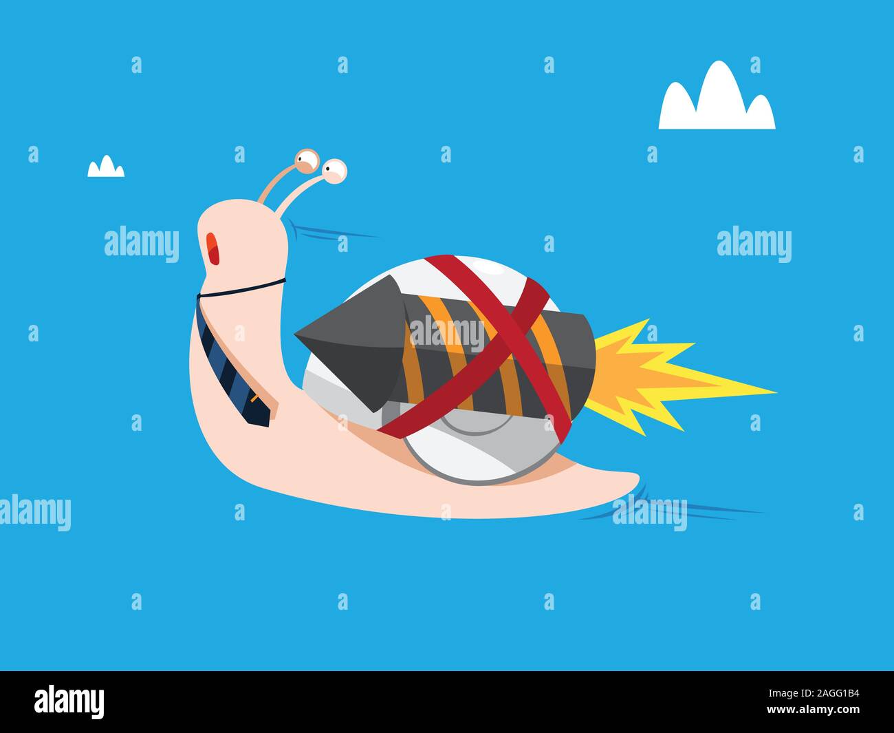 Flying snail hi-res stock photography and images - Alamy