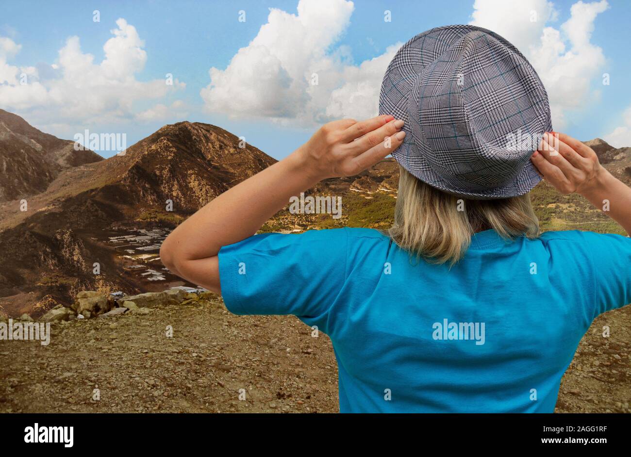 Tall perspective girl hi-res stock photography and images - Alamy