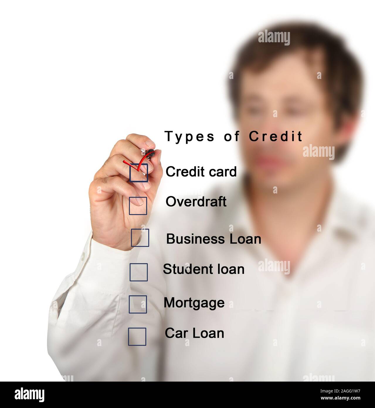 Types of credit Stock Photo - Alamy