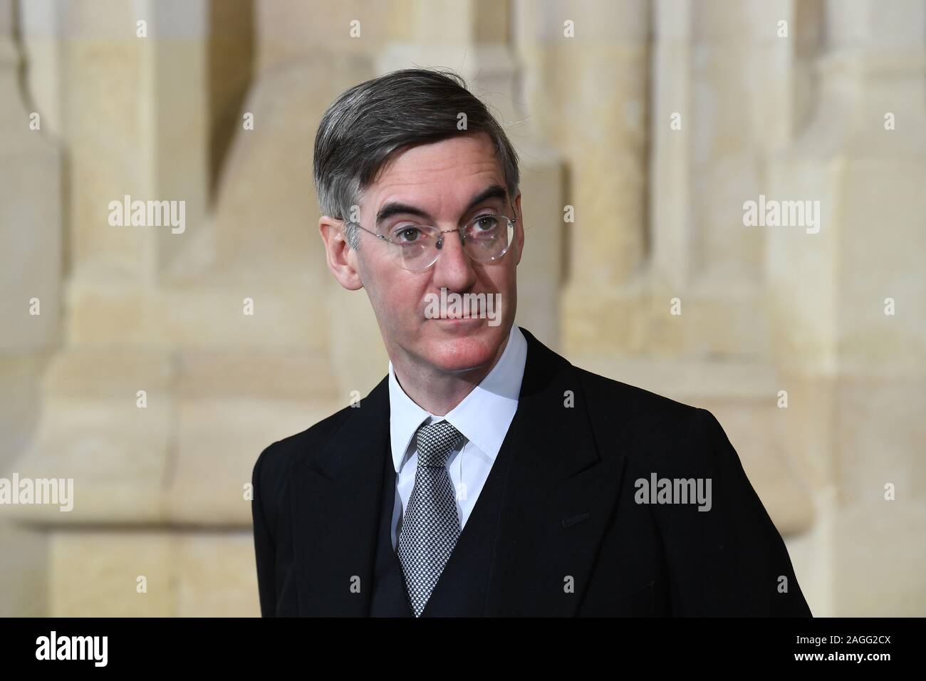 Leader of the House of Commons Jacob Rees-Mogg in the Sovereign's ...