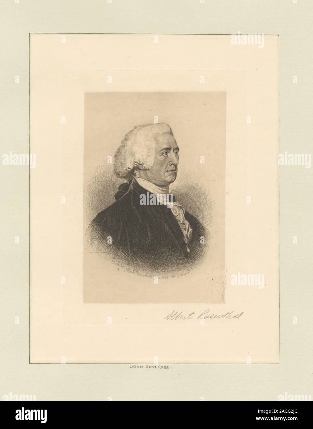 Portrait of john rutledge hi-res stock photography and images - Alamy
