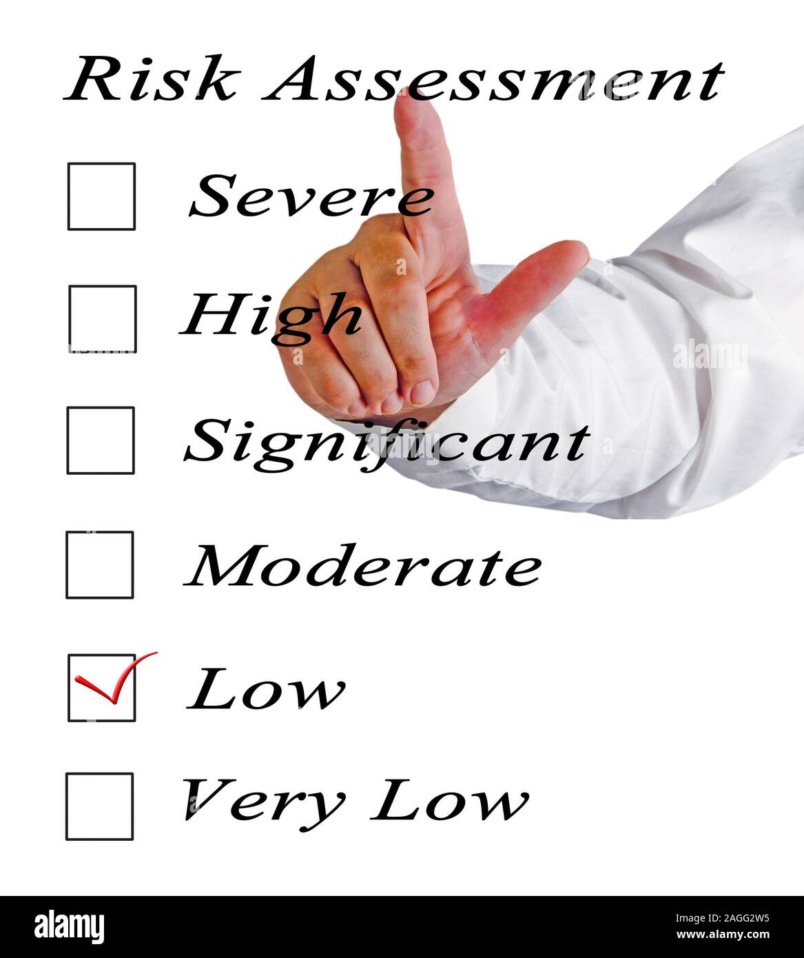 Risk level assessment hi-res stock photography and images - Alamy